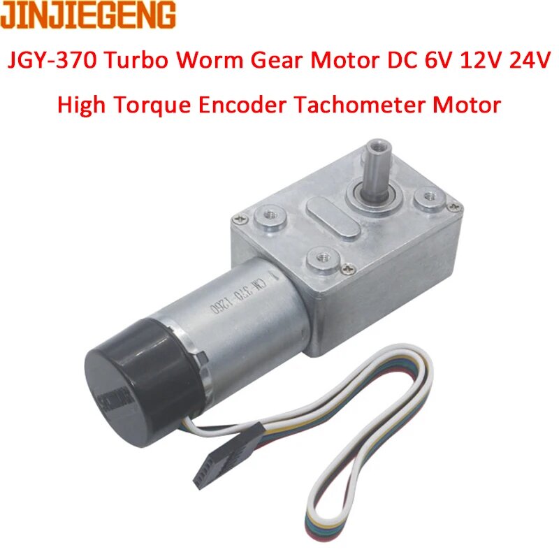 Турбо червячный мотор-редуктор JGY-370GB DC6V 12V 24V 40RPM, motor and bracket, DC24V