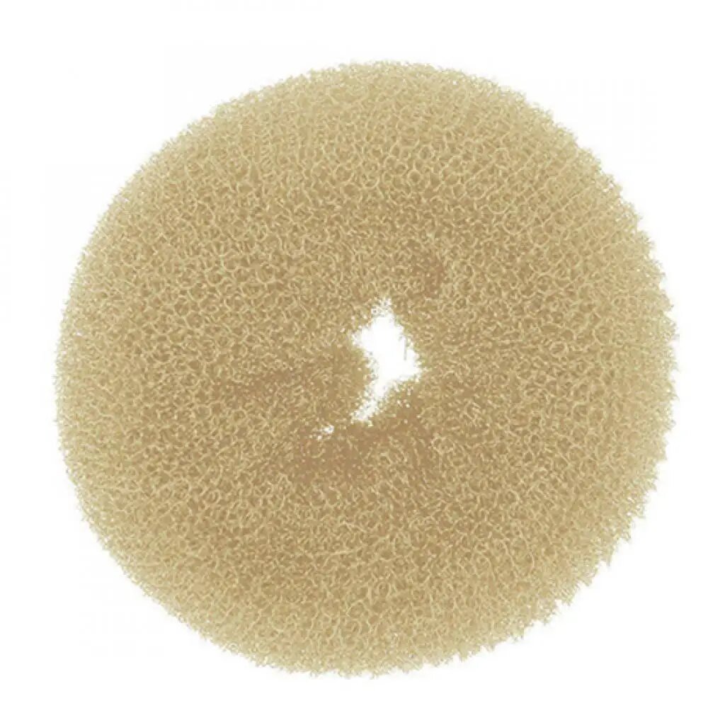 Губка для волос пончик Beige M