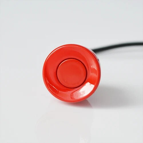 Hippcron, 4 шт, датчики, датчик парковки, 22 мм, черный, красный, синий, золотой, серый, Красный