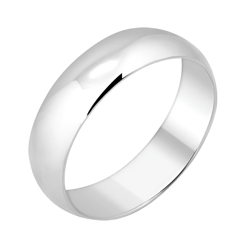 Кольцо обручальное, серебро, 925 проба