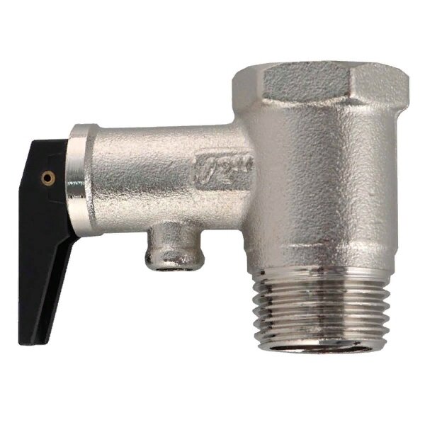 Запчасти клапан предохранительный ИТА 1/2 7 бар.0.7 МПа с черной ручкой 200507