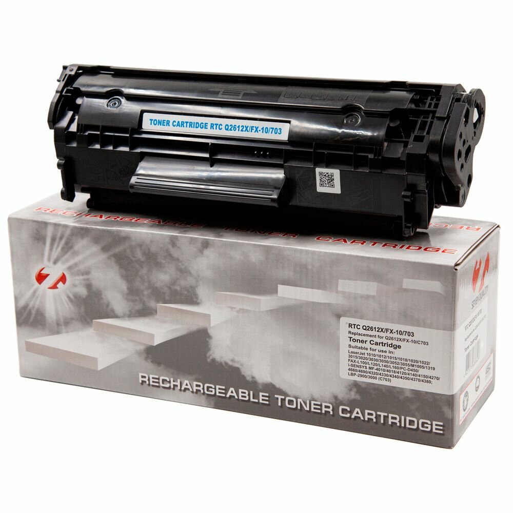 Тонер-картридж 7Q Q2612X для HP LJ 1010 (Чёрный, 4000 стр.)