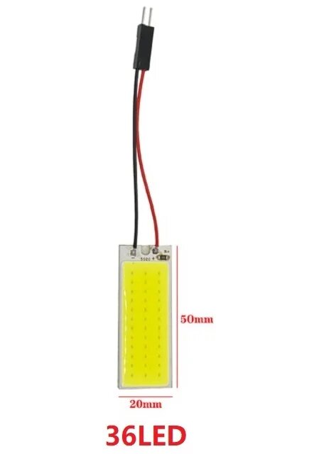 1 Панель Светодиодная купольная лампа для чтения 2835 COB 12/24/48SMD Внутреннее освещение автомобиля s авто лампа C5W гирлянда BA9S T4W T10 светодиодный адаптер