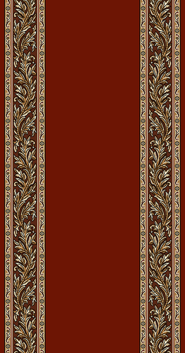 Ковровая дорожка, Рулон, Красный, Золотистый, Бежевый, Классический, на пол, в гостиную, спальню, в ассортименте (100 см. на 3000 см.)