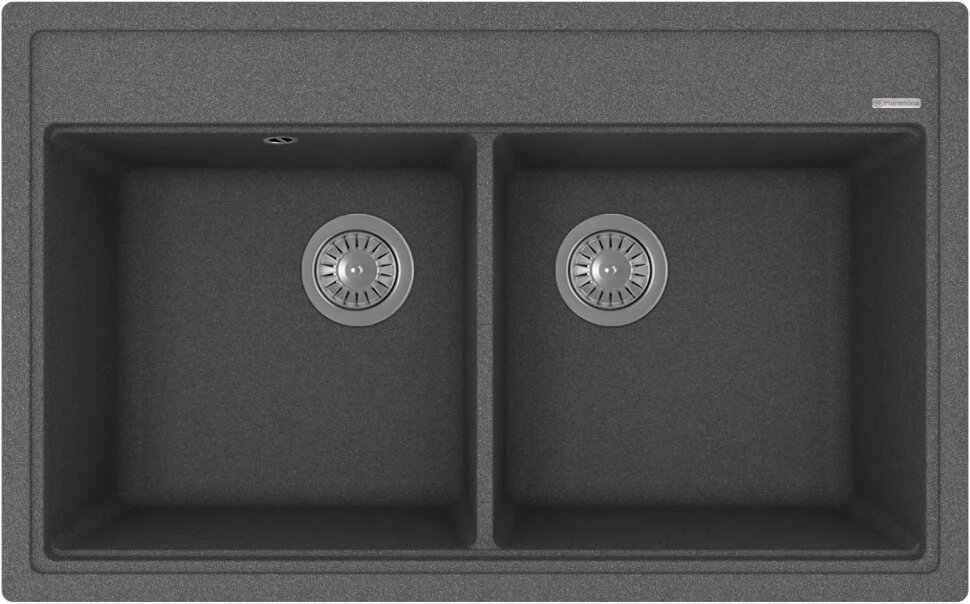 Кухонная мойка Florentina Липси 820 20.370. E0820.102 82x51 см, черный
