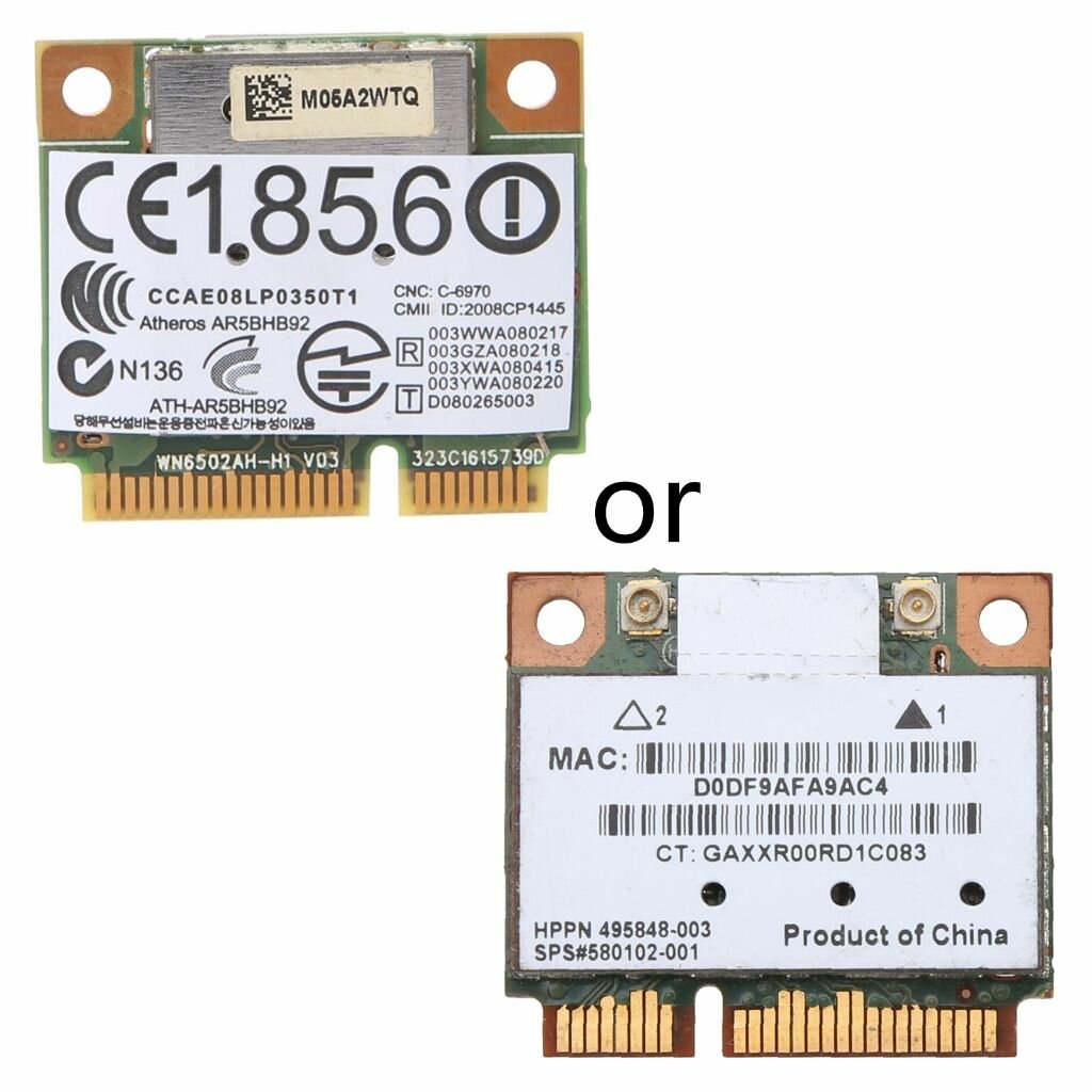 AR9280 AR5BHB92 Двухдиапазонная 300M сетевая карта черный Apple LINUX
