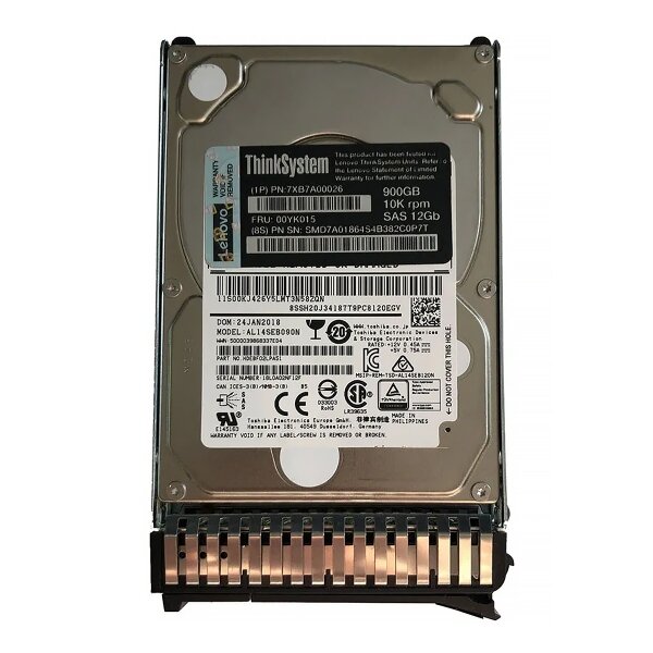 Жесткий диск Lenovo 00YK015 900Gb SAS 2,5" HDD