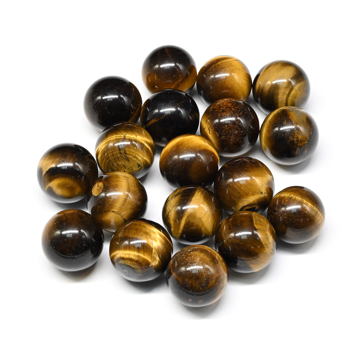 Шар из тигрового глаза 1 сорт, диаметр 20мм. .