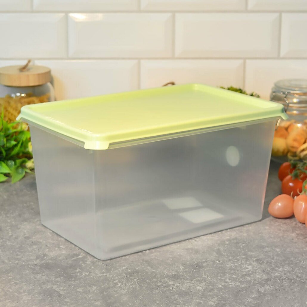 Контейнер для СВЧ 6л 'Freshpak', чайное дерево, герметичный, пластик