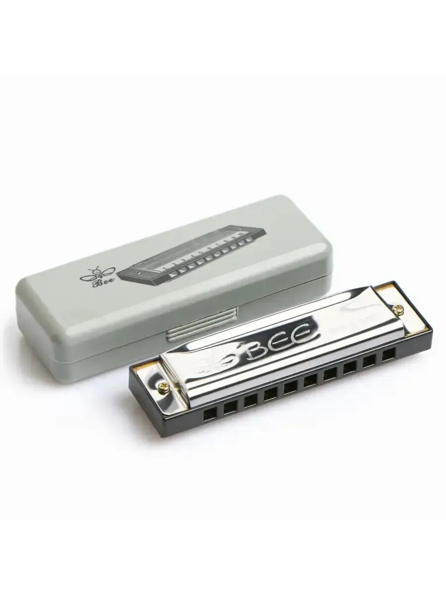 Губная гармошка диатоническая, 10 отверстий