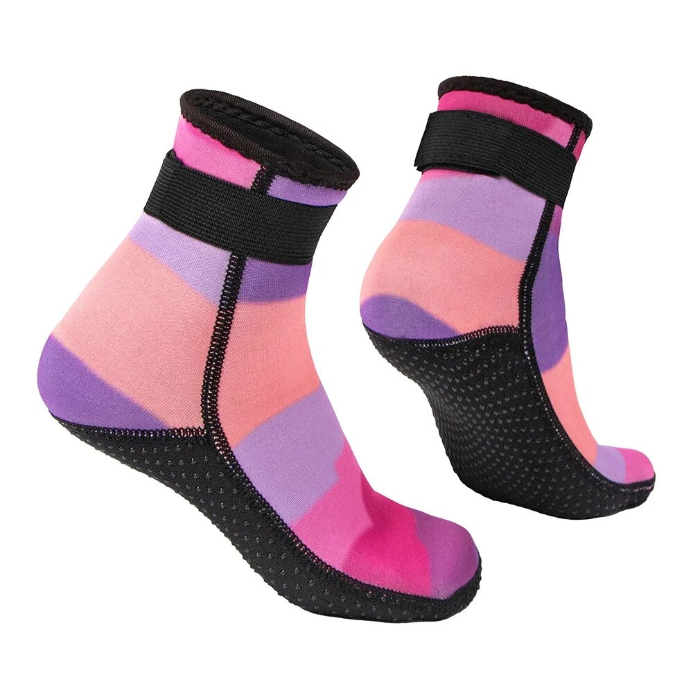 Неопреновые носки JoyMaySun PinkPurple 3 мм