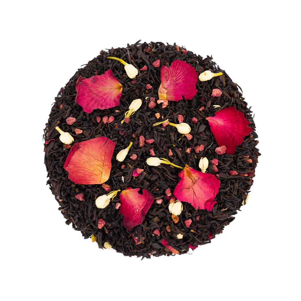 Черный чай Секрет моей бабушки (25 гр) Бодрящий напиток с нежным ароматом вишни и малины