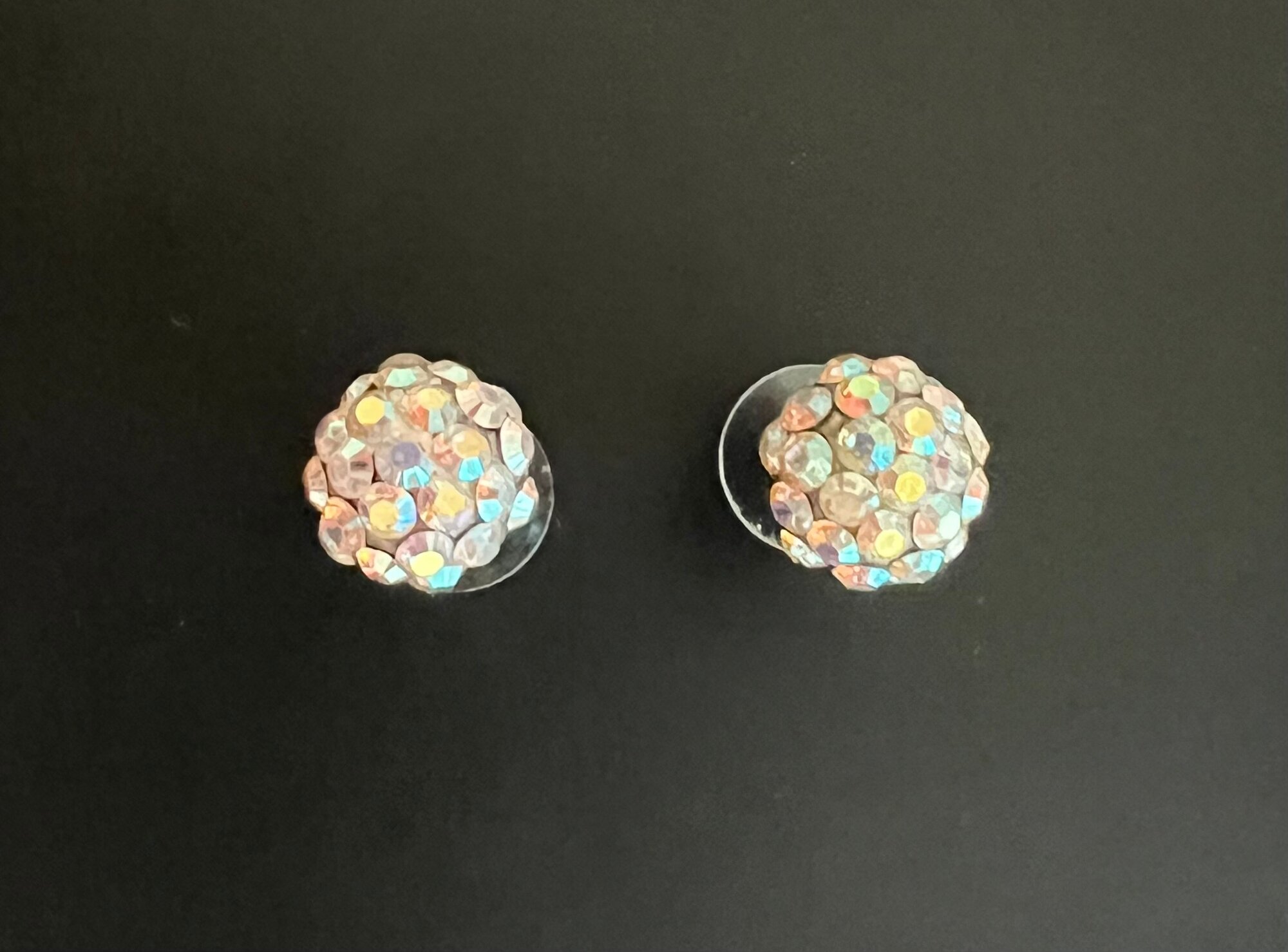 Серьги пусеты, Swarovski Zirconia