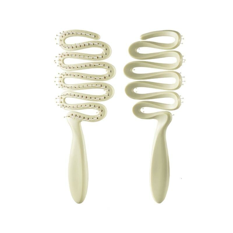 Объёмный гребень для тонких волос, Зеленый - маленький