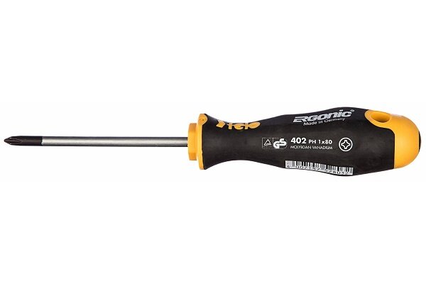 Отвертка FELO Ergonic крестовая, PH1х 80