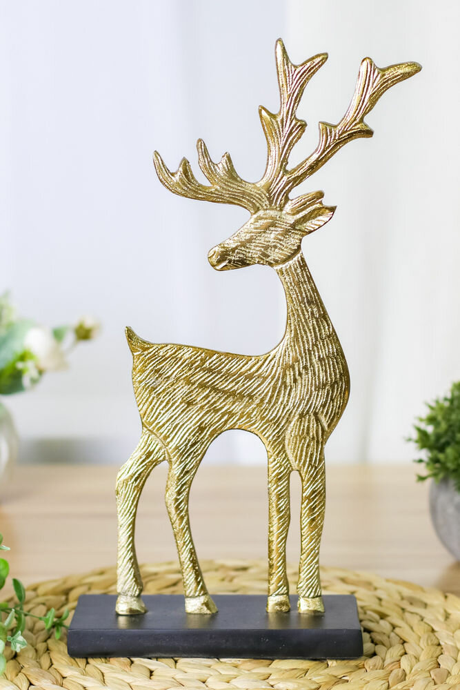 Декоративная фигура олень эрвиг, полистоун, 31 см, Edelman 1161300