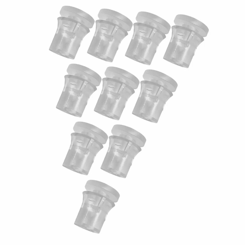 Прозрачные крепления для рекламы, 10 шт, размер 1,4 см, пластик, декоративные винты для стеклянных и акриловых вывесок, невидимое крепление на стену