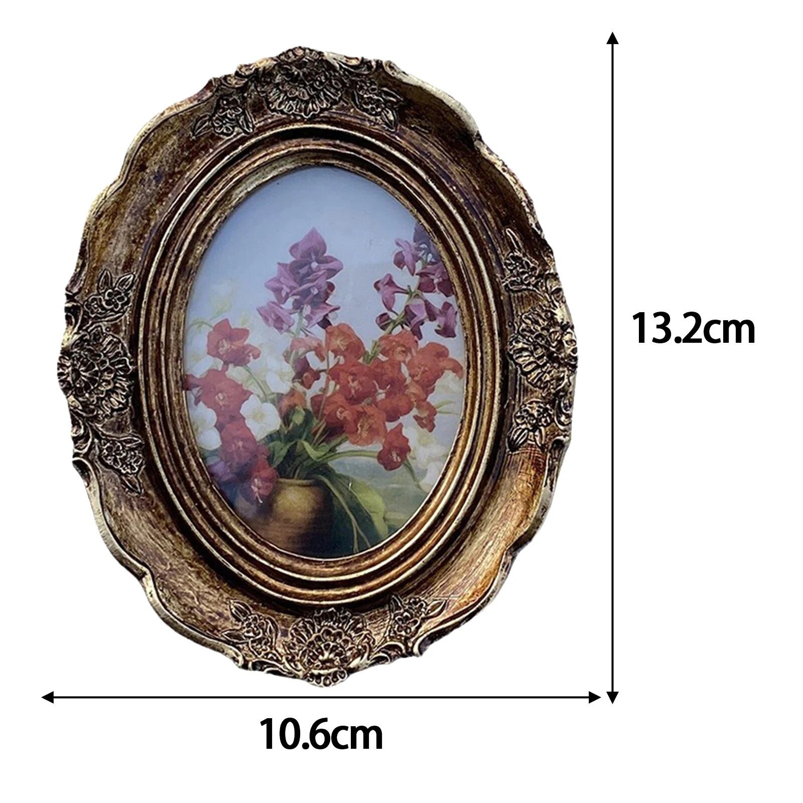 Фоторамка овальная, 13.2x10.6 см, цвет 3.5inch