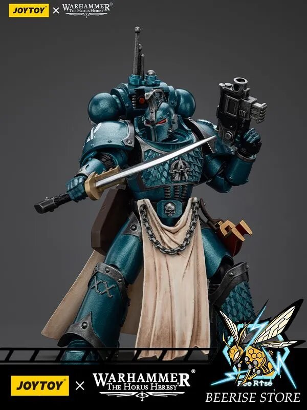 BEERISE JOYTOY Подвижная фигурка Warhammer 30K Alpha Legion Legion Praetor with Power Sword