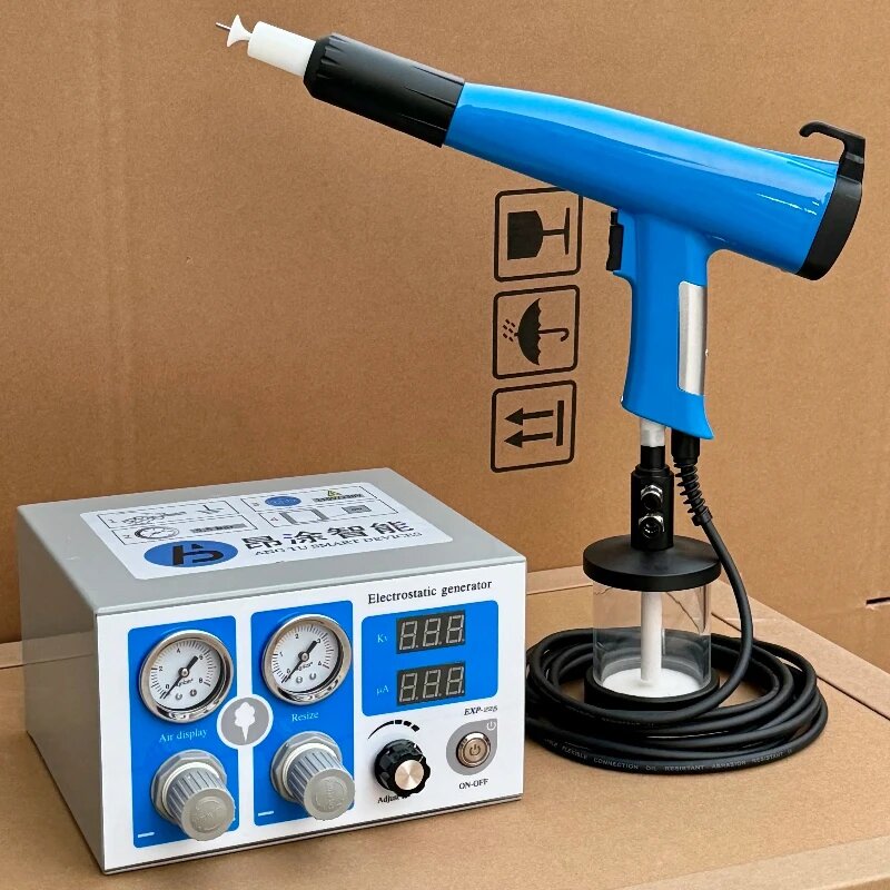 Цифровая электростатическая машина для порошкового покрытия с ручным распылителем для порошкового покрытия, испытательная чашка