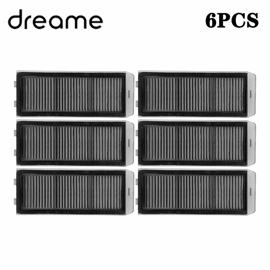 6шт. Фильтры для Dreame X50 Ultra/L50 Pro Ultra, черные