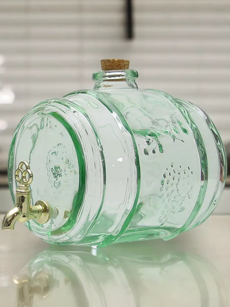 Диспенсер для напитков с краном San Miguel, стеклянная, 2 л