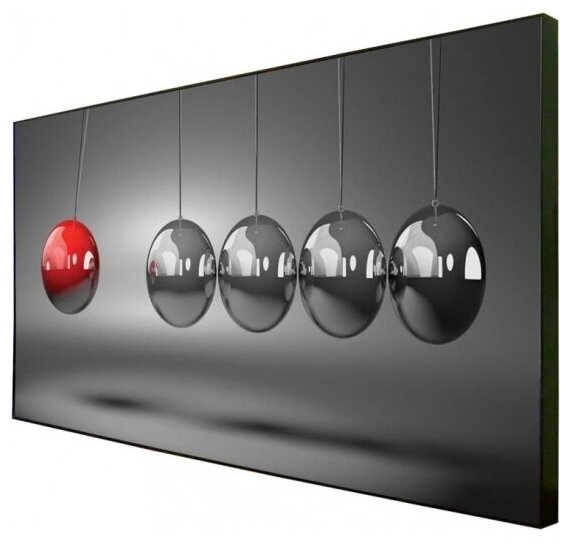 Картина Декарт в раме 56х106 8Л2534