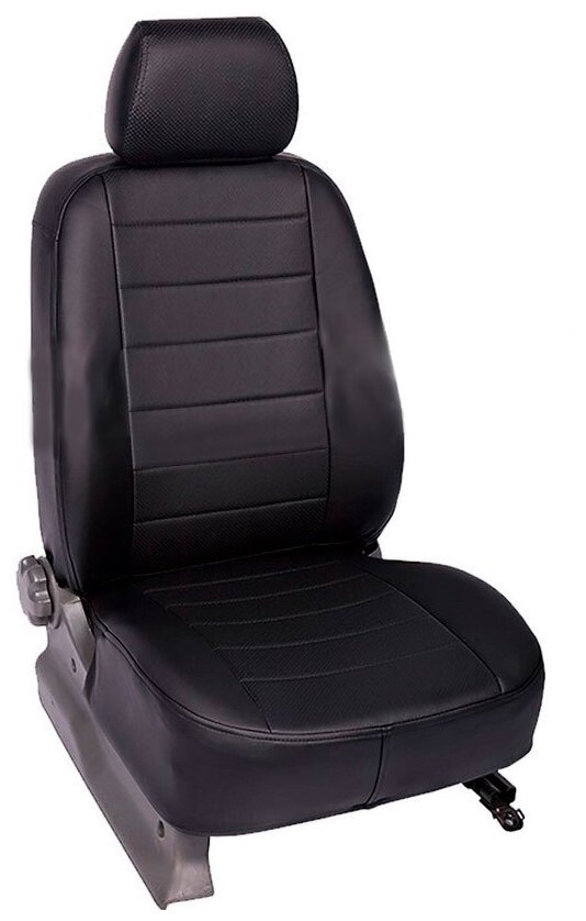 Чехлы из экокожи Seintex для Mazda 3 (BM) hatchback 2014-2018 (черные, 85803)