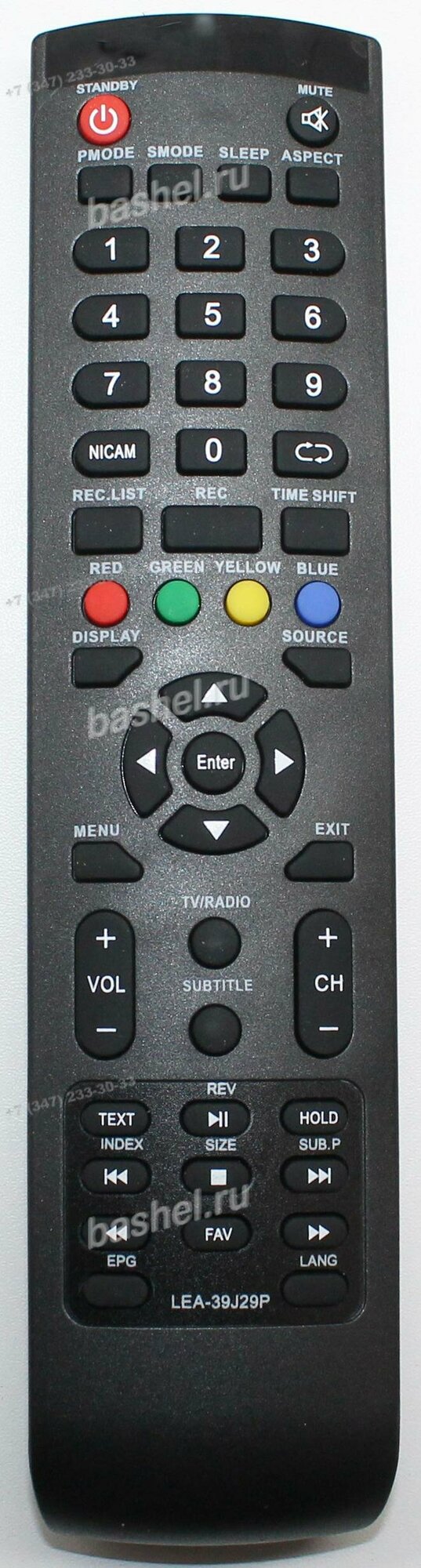 Akai LEA-39J29P YC-52, Пульт ДУ