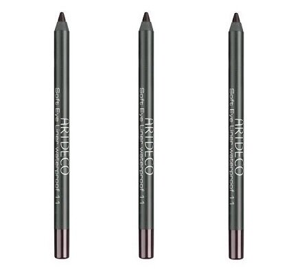 Карандаш для век Artdeco Soft Eye Liner Waterproof, водостойкий, тон 11, 1,2 гр, 3 шт.