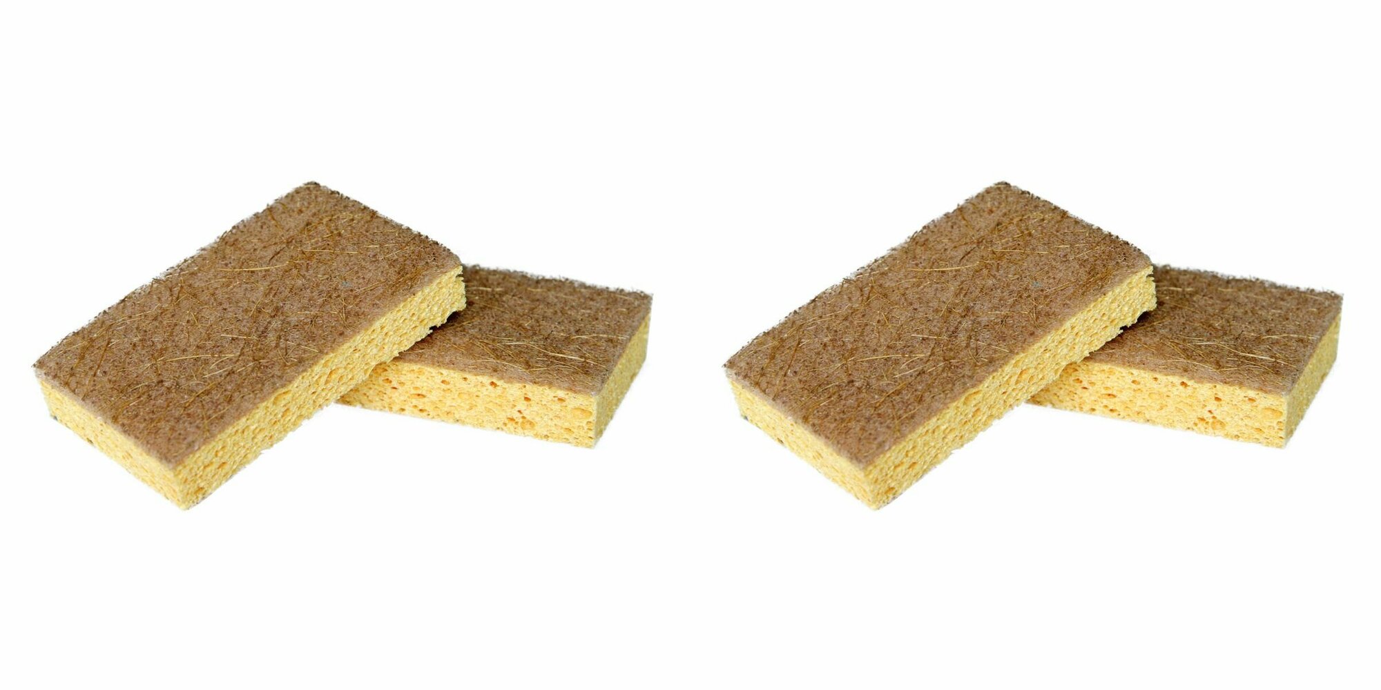 Губка Grass для мытья посуды, из натуральной целлюлозы, 2 штуки, 2 уп