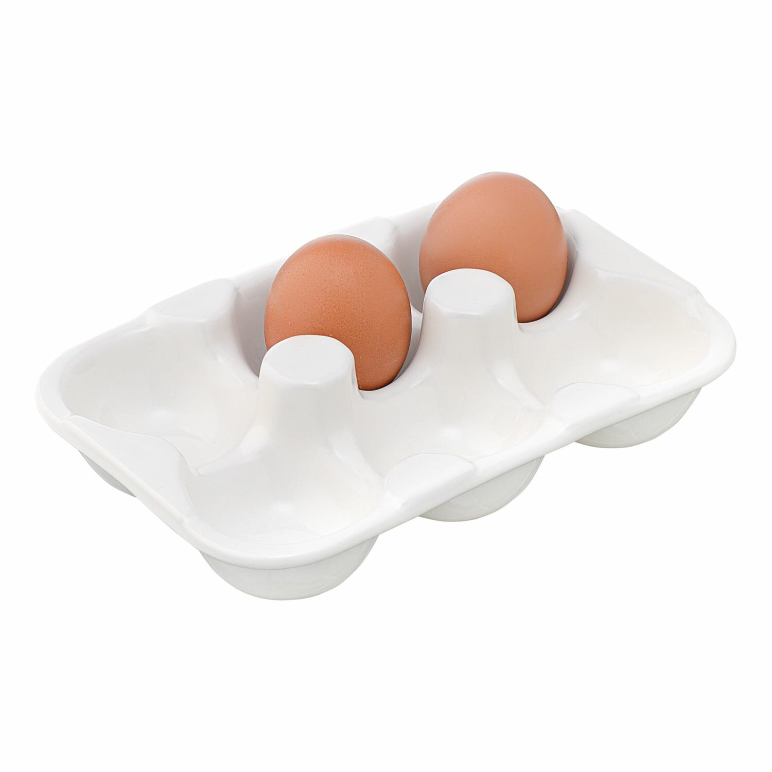 Подставка для яиц Simplicity, 18,6х12,4 см, белая
