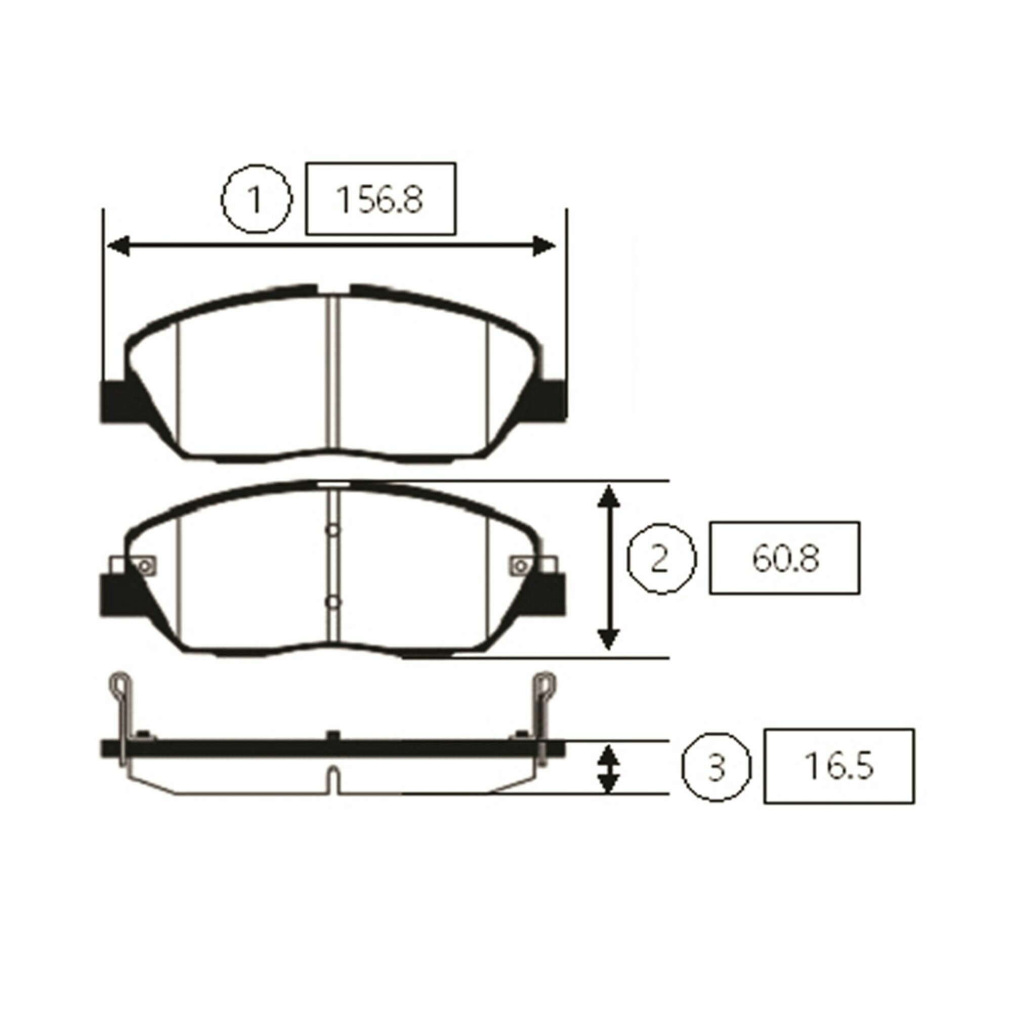 Колодки тормозные Хендай Санта Фе Киа Соренто HYUNDAI SANTA FE (CM)/(SM) 05-/KIA SORENTO (XM) 09- передние Комплект 4 шт