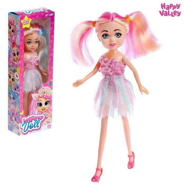 Кукла Lollipop doll цветные волосы.