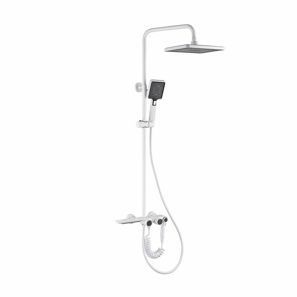 323562-F Душевая система, водопад (белый) ViEiR
