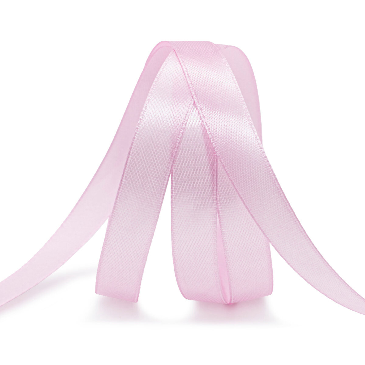 Лента атласная декоративная Айрис, 1,2см*22,86м, полиэстер (144 розово-сиреневый)