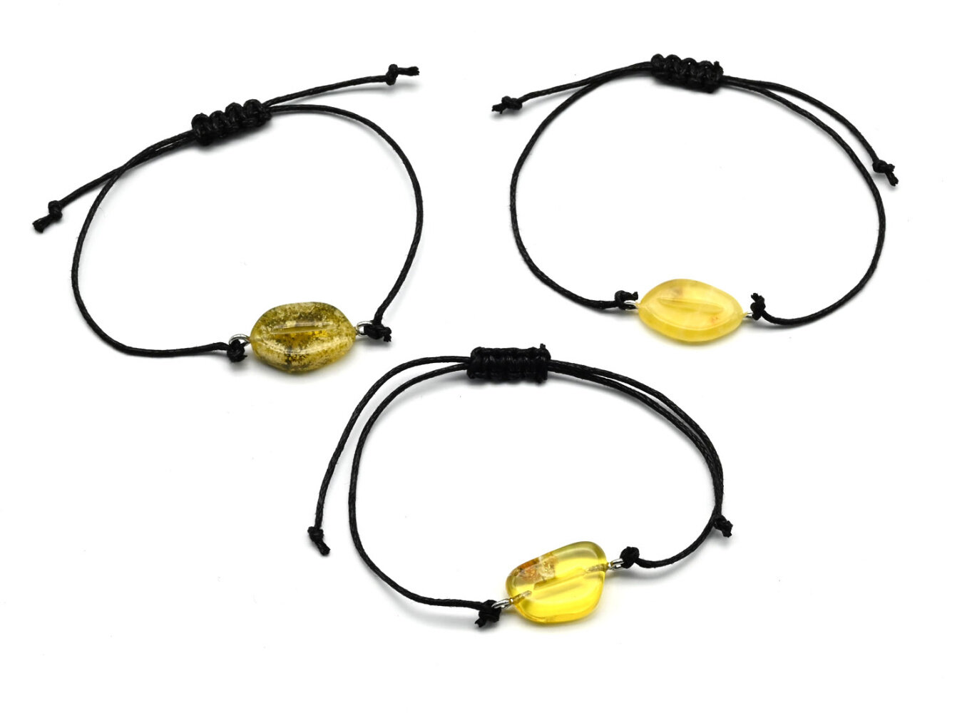 Браслет, янтарь