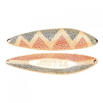 Блесна колеблющаяся Fish Crystal WABLER W40, длина 57мм, вес 7гр # 66