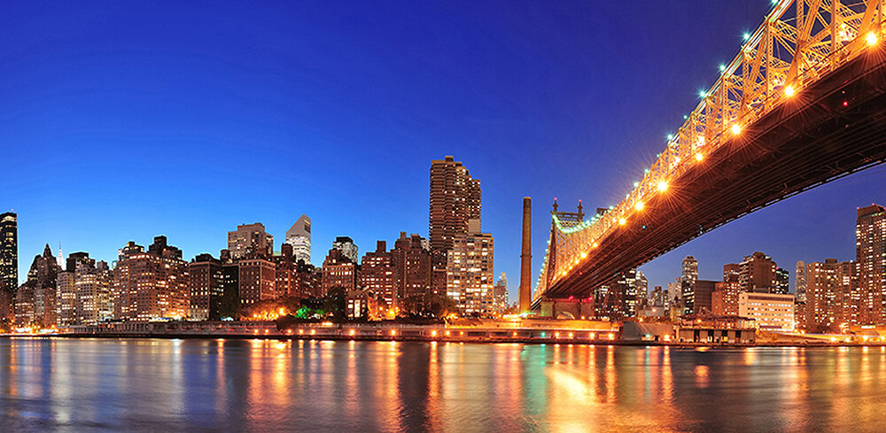 Фотообои Divino Decor "Огни ночного города" А-065 300*147 фактура холст