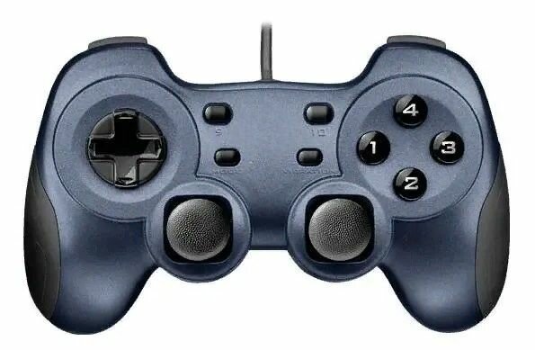 Геймпад проводной DVtech JS27 Shock Sprinter для PS1/PS2 black