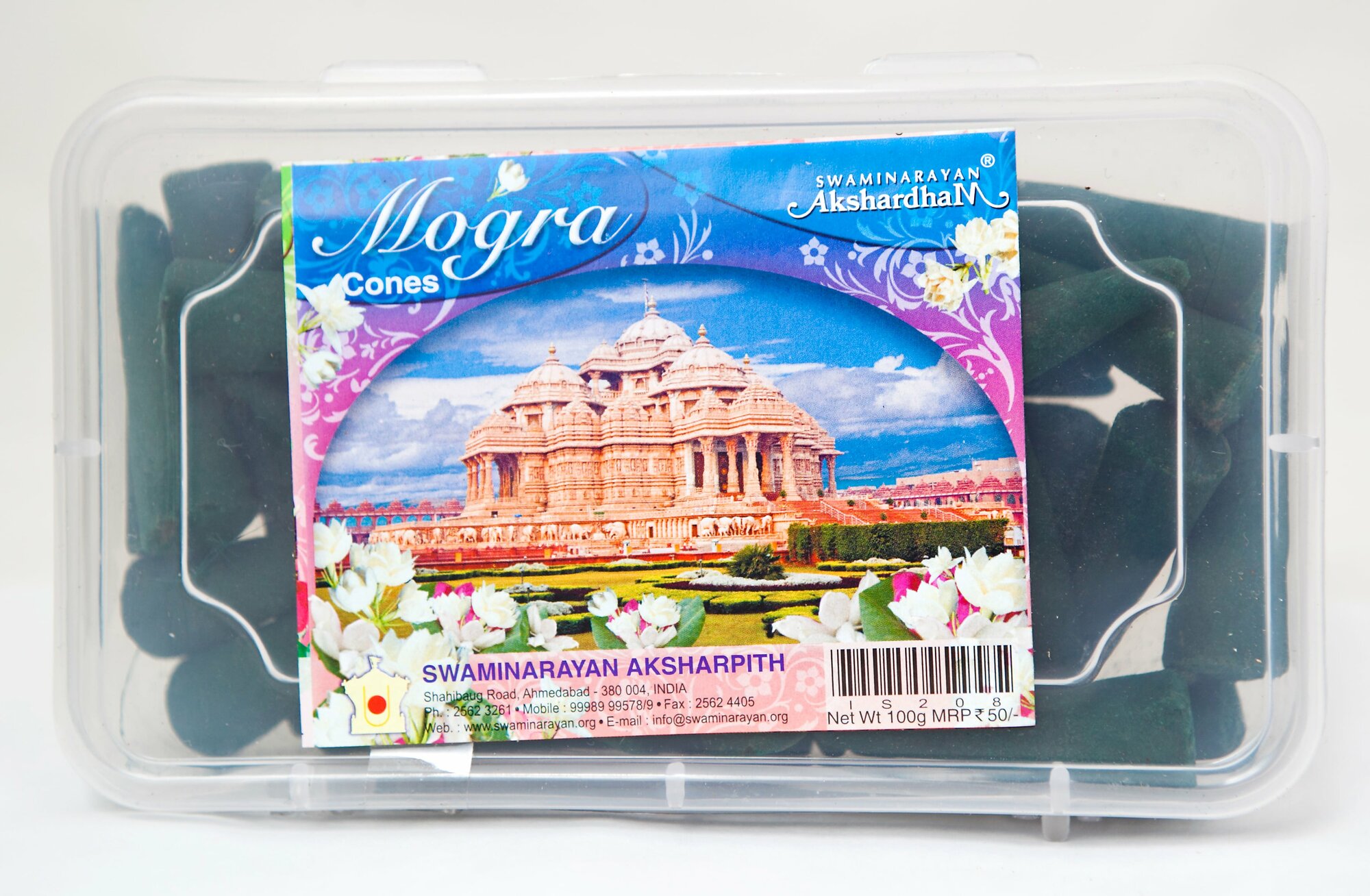 Mogra Cones container//Жасмин конусы (контейнер)100гр