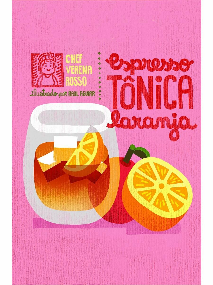 Постер "Освежающий коктейль. Эспрессо-тоник"