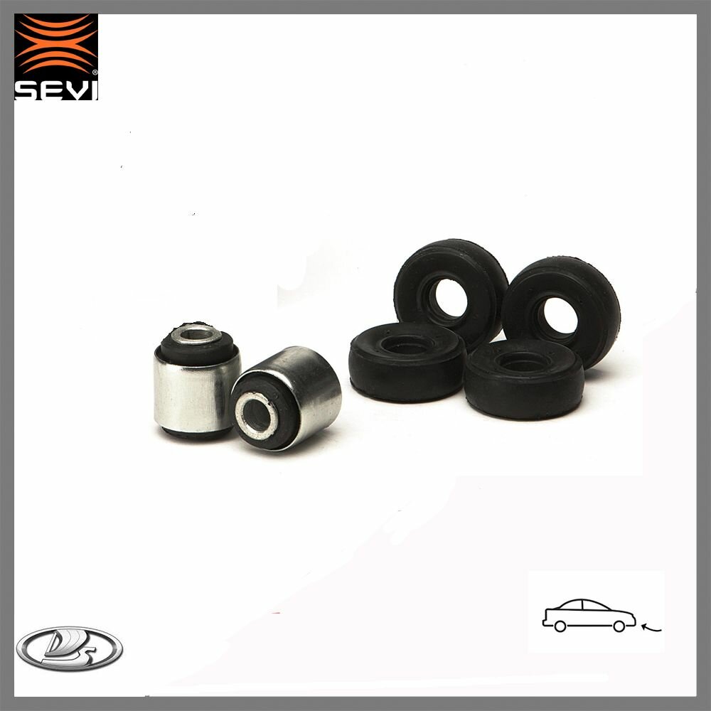 Шарниры и подушки переднего амортизатора SEVI 1303 для а/м ВАЗ: 2101-2107, 2120, 2121, 21, 6 шт