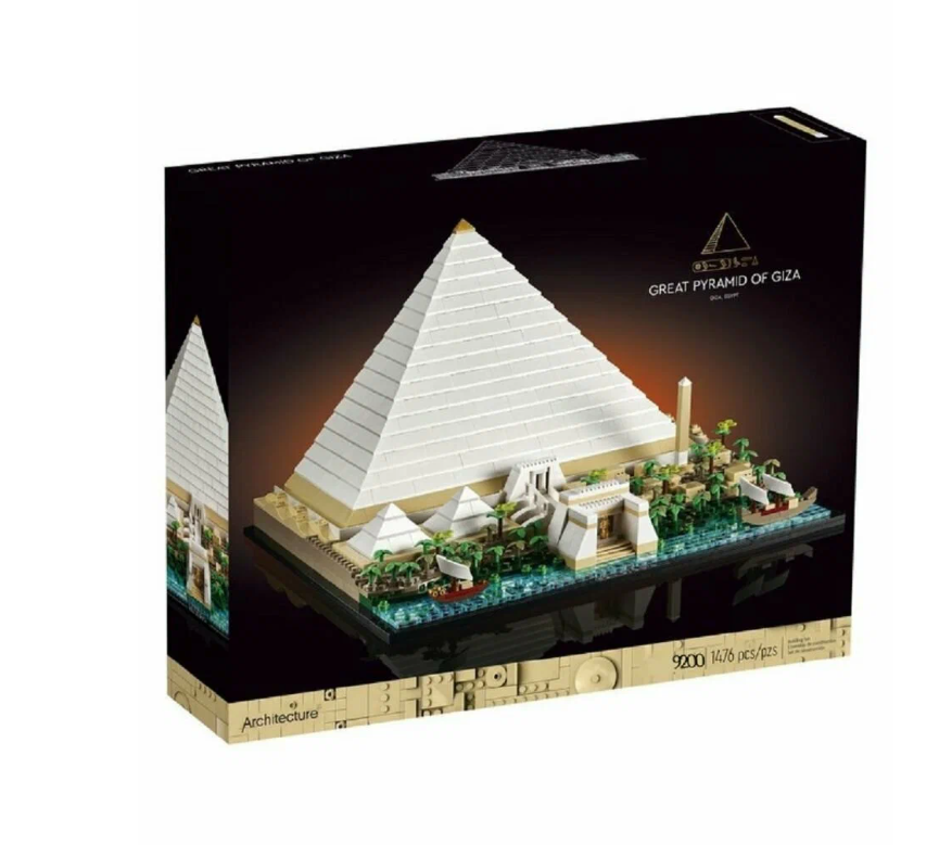 Конструктор Architecture 21058 Великая пирамида Гизы, 1476 дет.