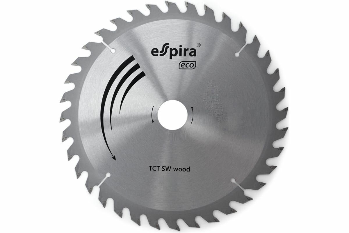 Диск пильный по дереву TCT SW Eco (165х20 мм; 1.4/2.3 мм; 48T) Espira 312030