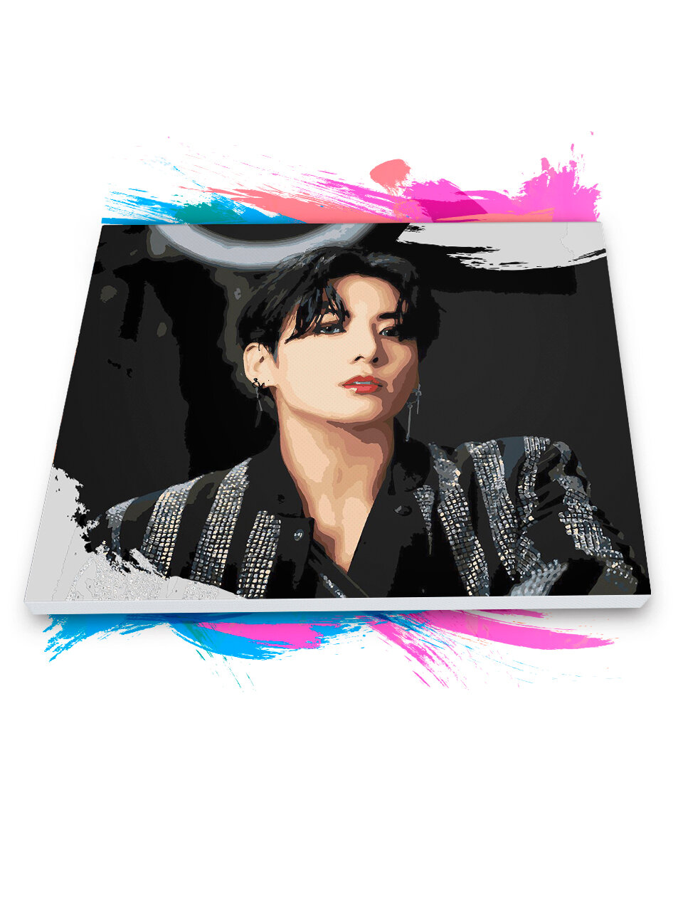 Картина по номерам на холсте BTS Map of the soul Чон Чонгук, 40 х 50 см