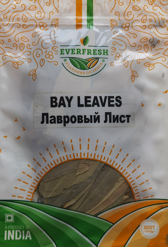 BAY LEAVES, Everfresh (лавровый лист, Эверфреш), 30 г.