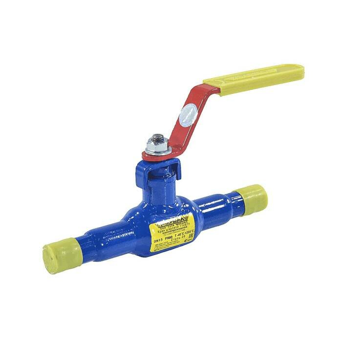 Кран шаровой сталь 11с67п Ду 20 Ру40 п/привар L=230мм полнопроходной Маршал ЦП.00.1.040.020