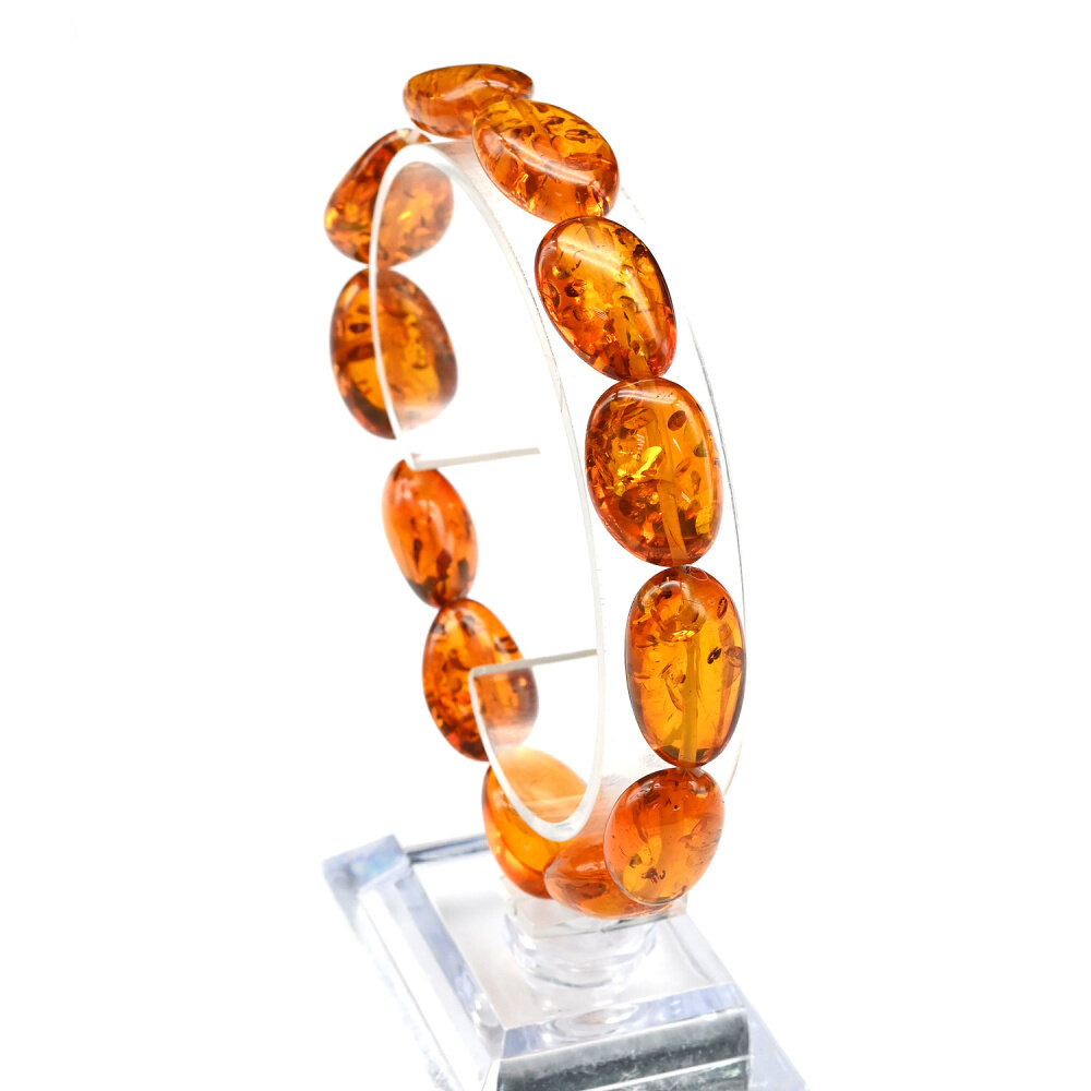 Браслет, янтарь