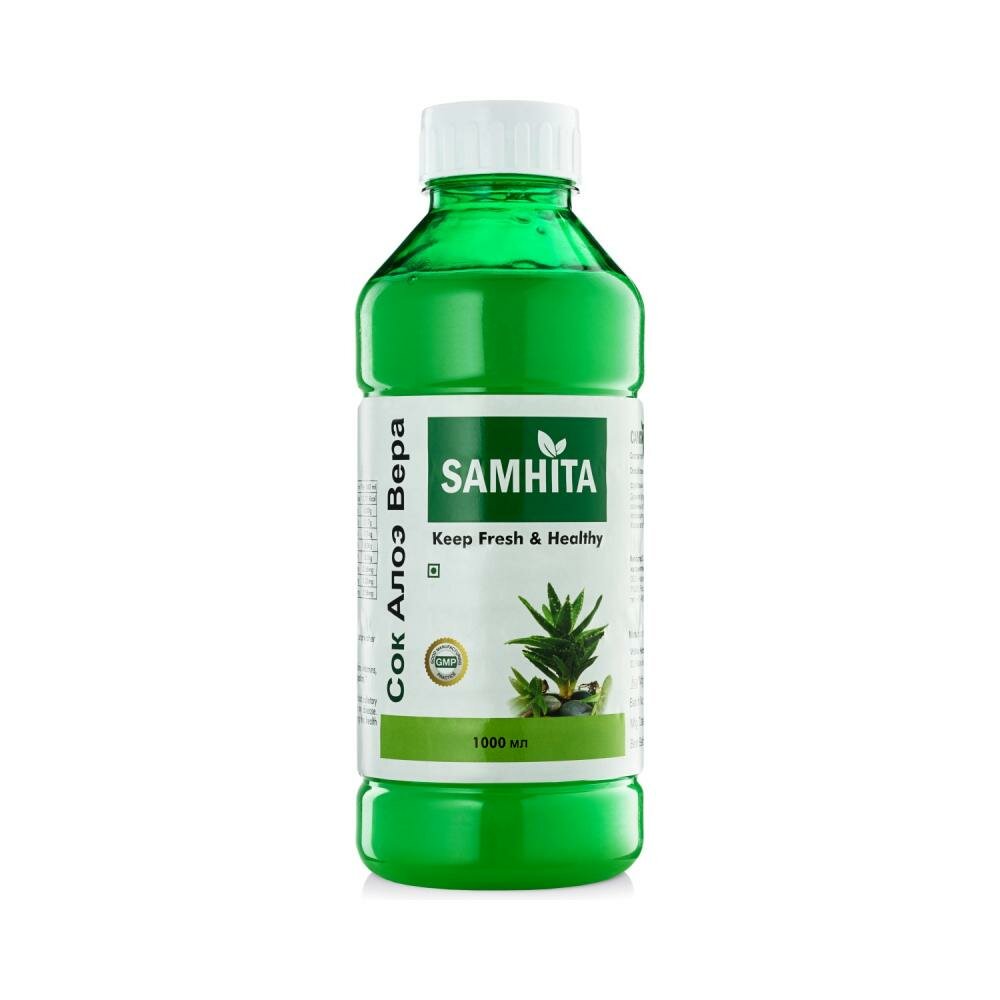ALOE VERA JUICE, Samhita (СОК алоэ вера, Самхита), 1000 мл.